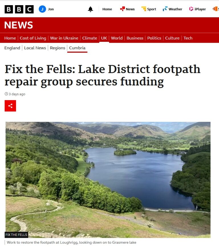 Fix The Fells – Caring for the Lake District’s mountain paths and ...